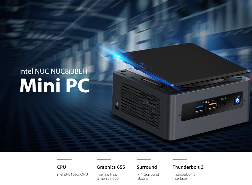 Intel NUC NUC8i3BEH: Ενα Mini PC - όνειρο - με Intel i3, 8GB RAM, 256GB ...