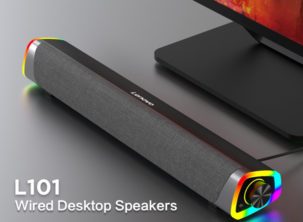 Lenovo L101: Επώνυμο ενσύρματο ηχείο για το Desktop ή το Mini-PC σας ...