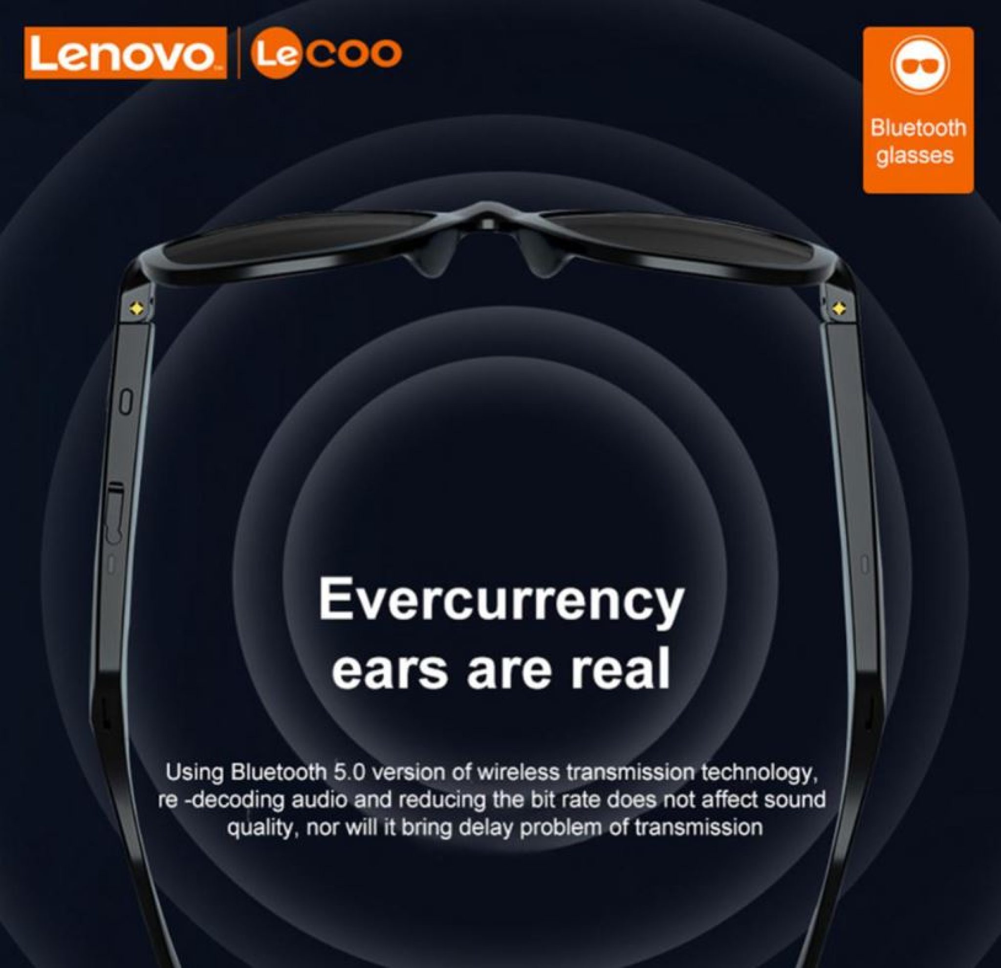 Lenovo Lecoo-C8: Γυαλάκι ηλίου με BT5.0 και 120mAh μπαταρία στα 15.1 ...